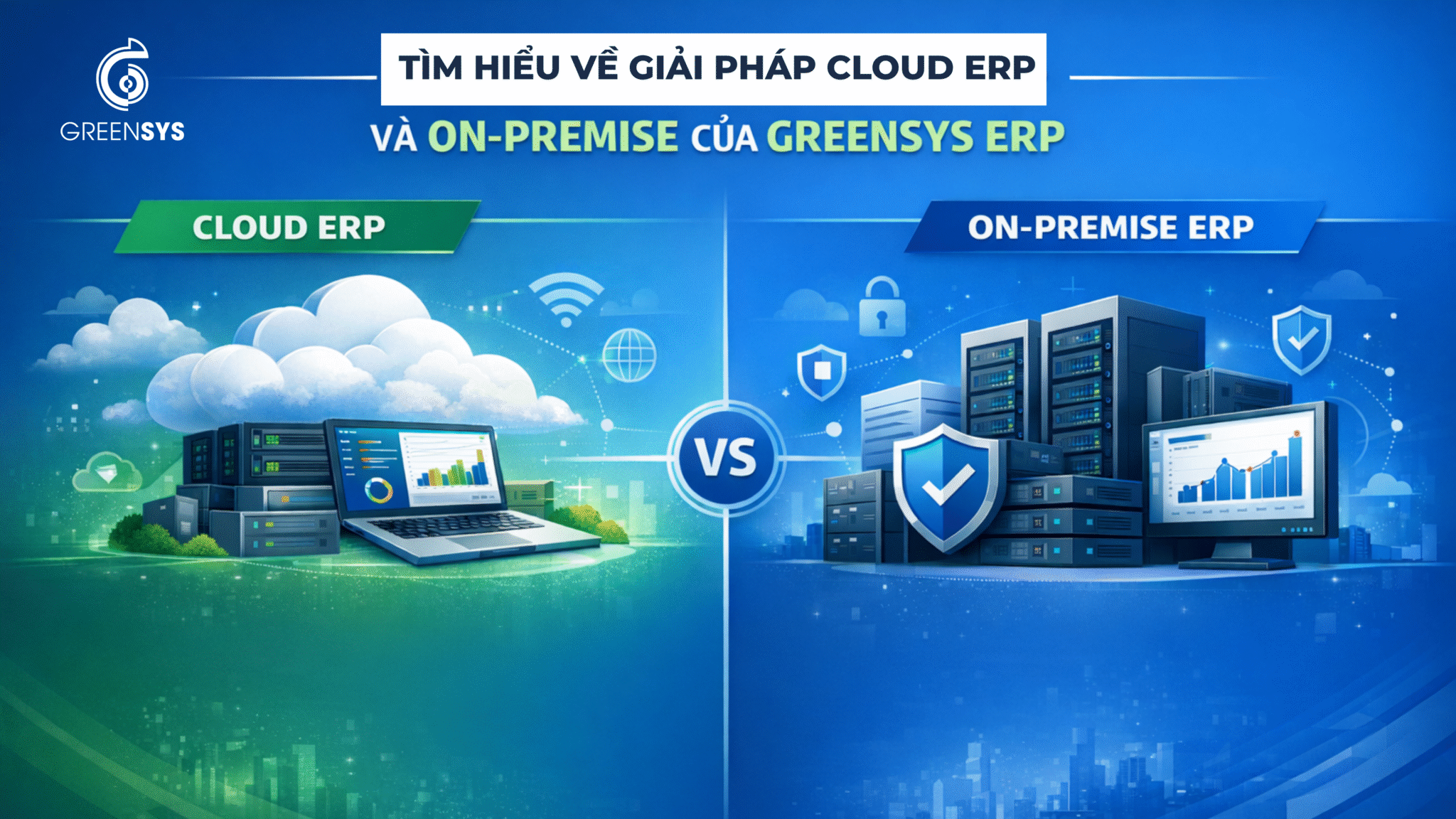 Tìm hiểu về giải pháp Cloud ERP và On-Premise của GREENSYS ERP - GREENSYS